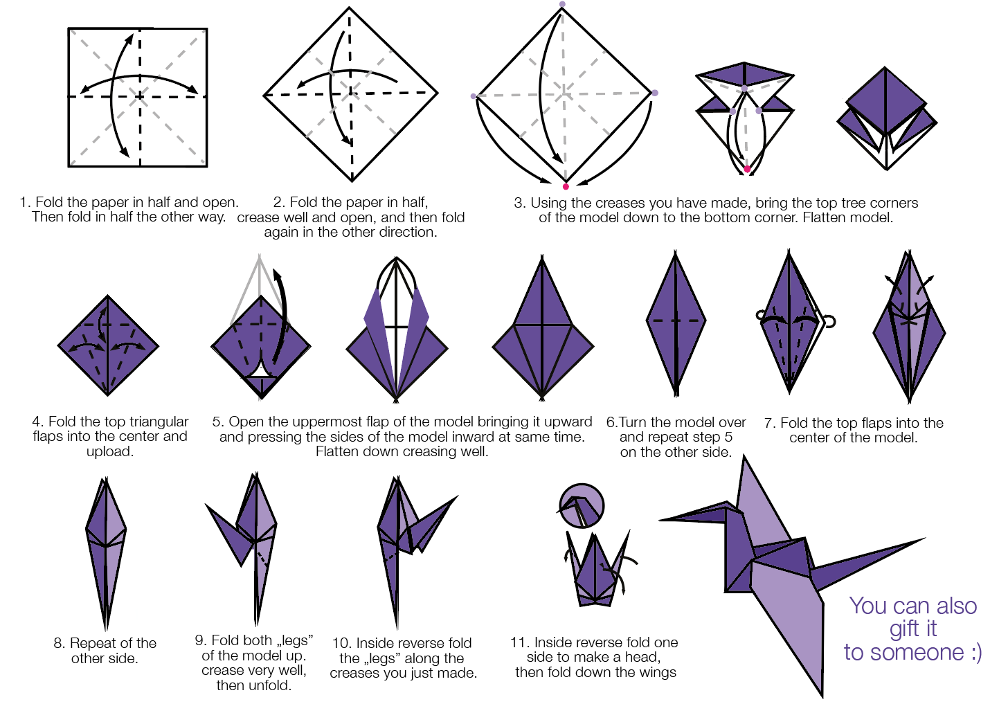 Ardigen Origami Crane Manual Best Wishes Of Prosperity